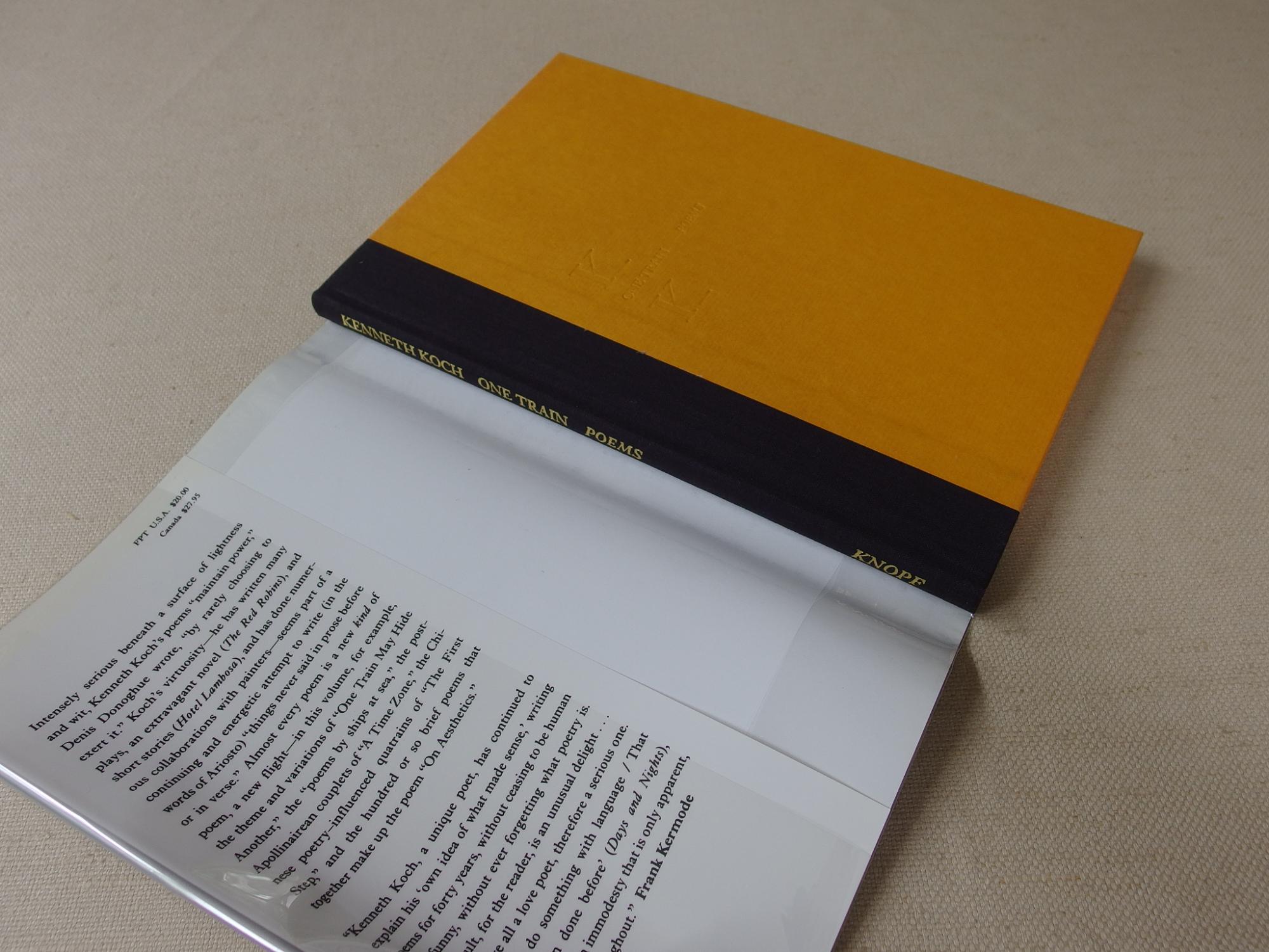 One Train: Poems by Koch, Kenneth: As New Hardcover (1994) 1st Edition ...