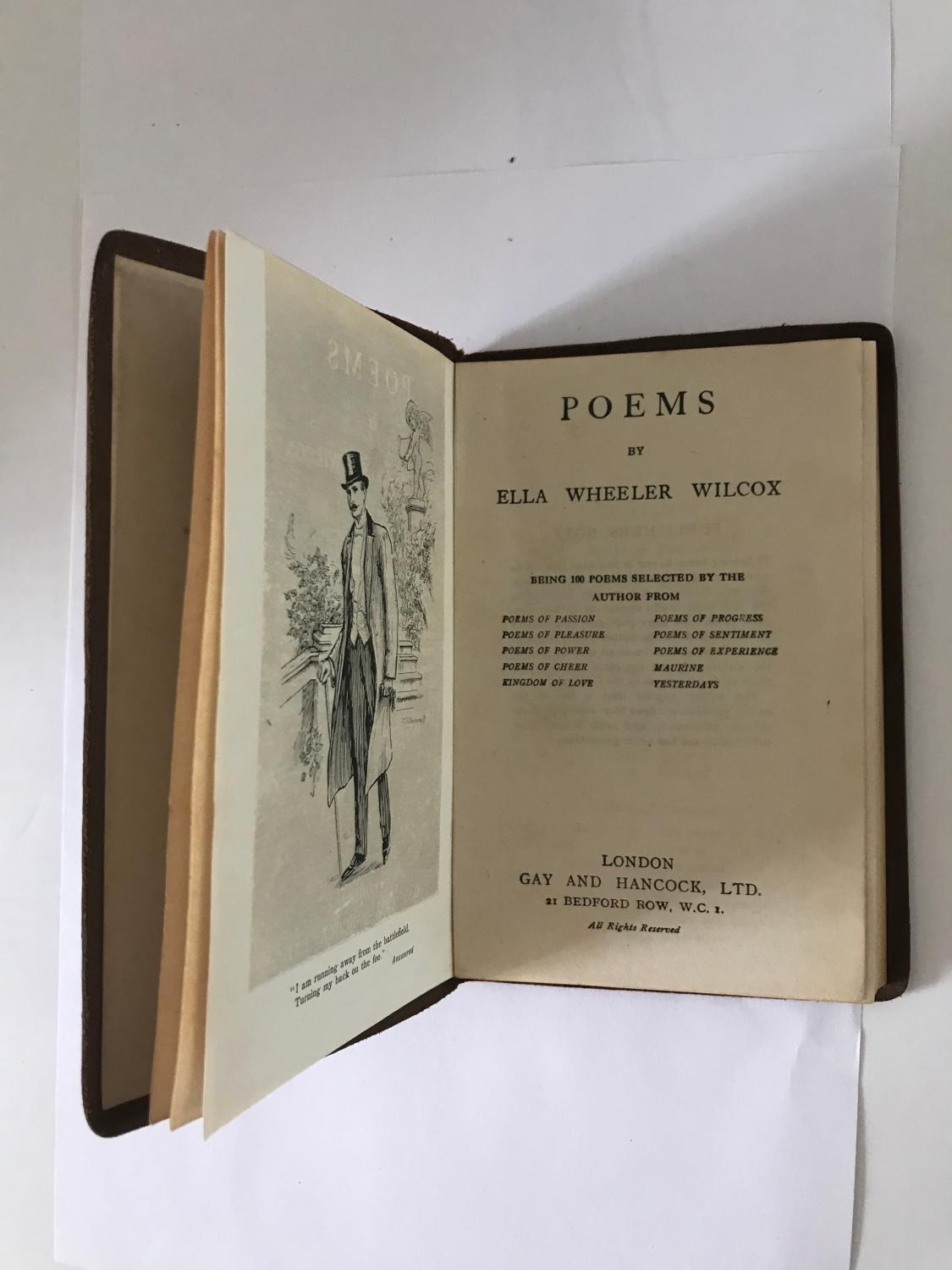 Poems Ella Wheeler Wilcox by Ella Wheeler Wilcox: Very Good Soft cover ... Poems Ella Wheeler Wilcox by Ella Wheeler Wilcox: Very Good Soft cover ...