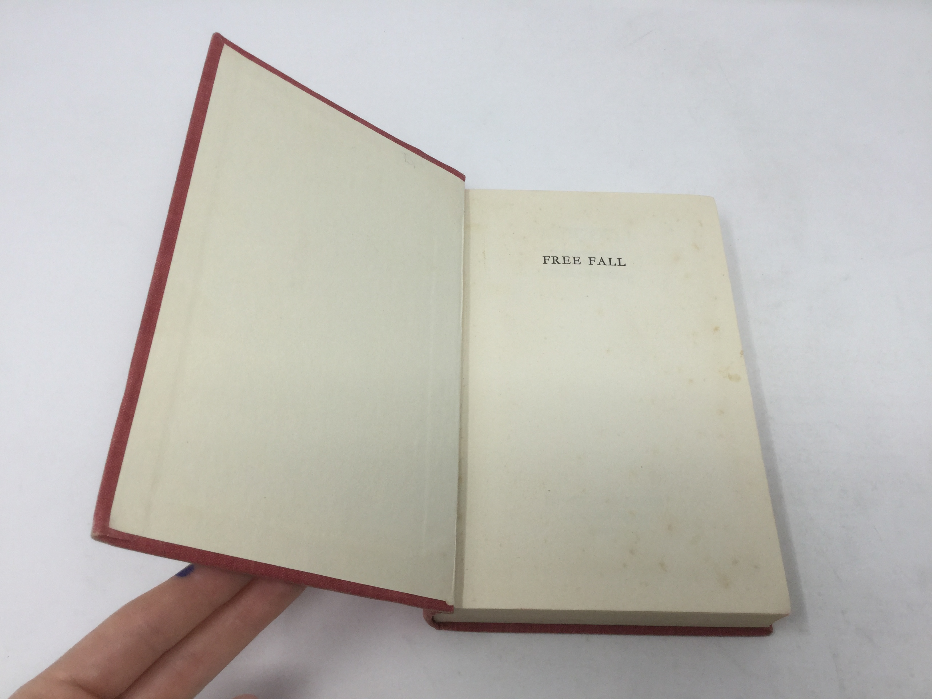 Free Fall by William Golding: Very Good Hardcover (1959) 1st Edition ...