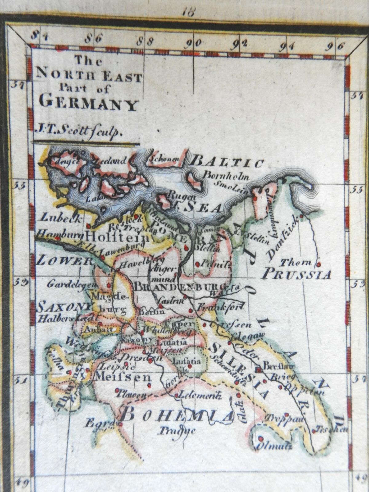 Holy Roman Empire Prussia Silesia c. 1796 Gibson early American ...