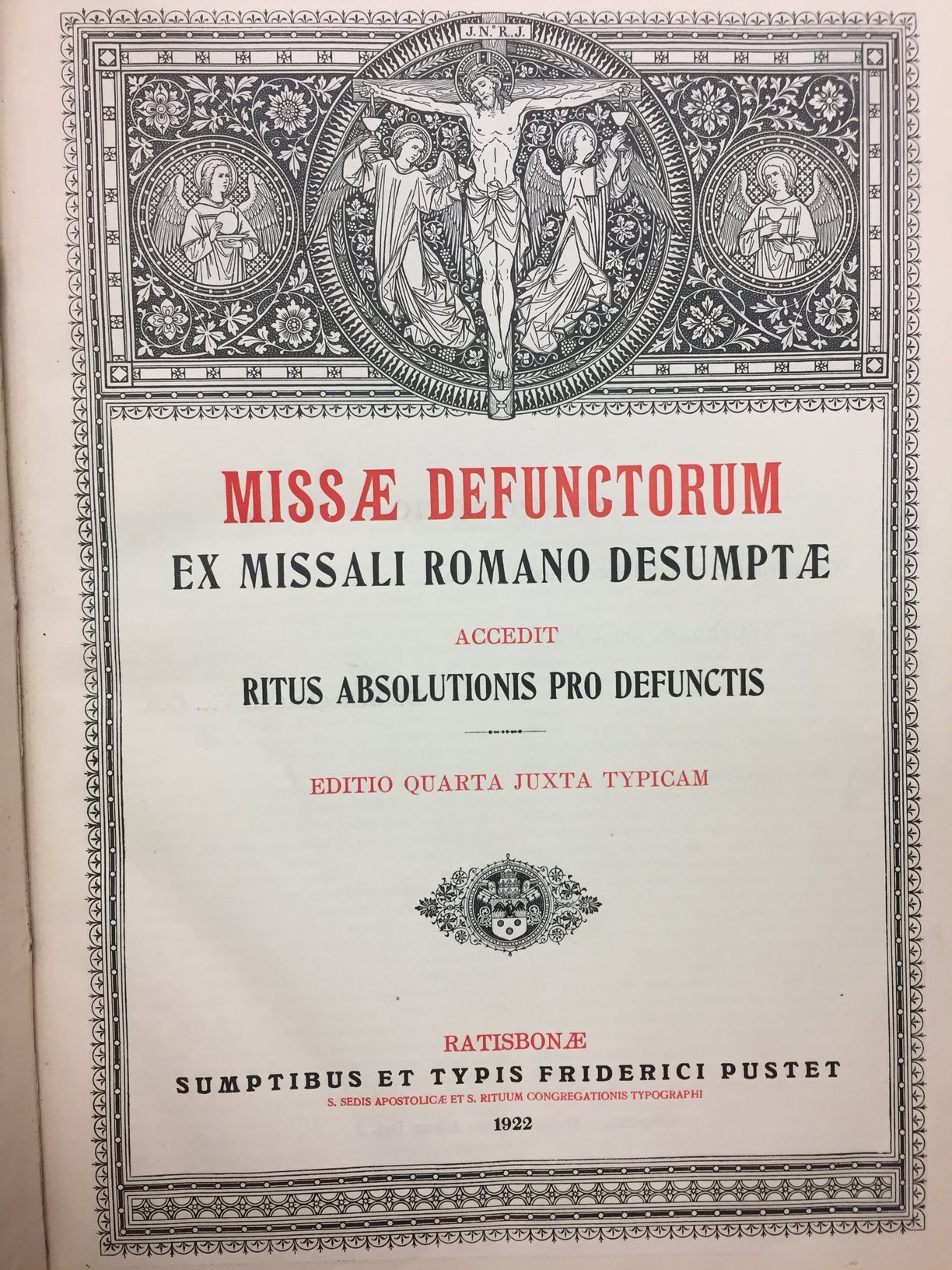 Missae Defunctorum Ex Missali Romano Desumtae: Very Good | Robinson ...