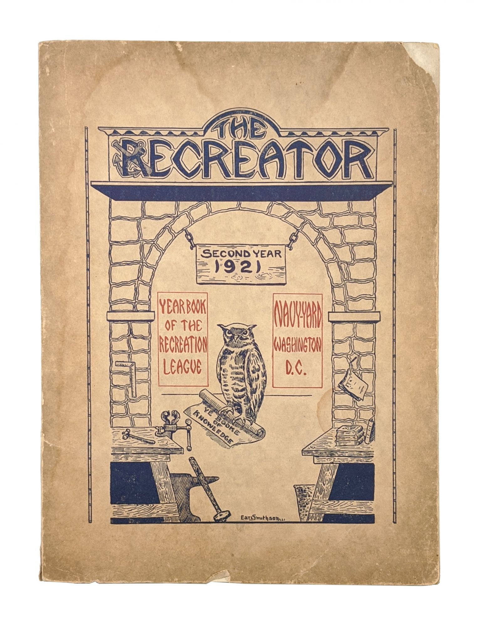 The Recreator: Second Year 1921 by Navy Yard Recreation League: Very ...