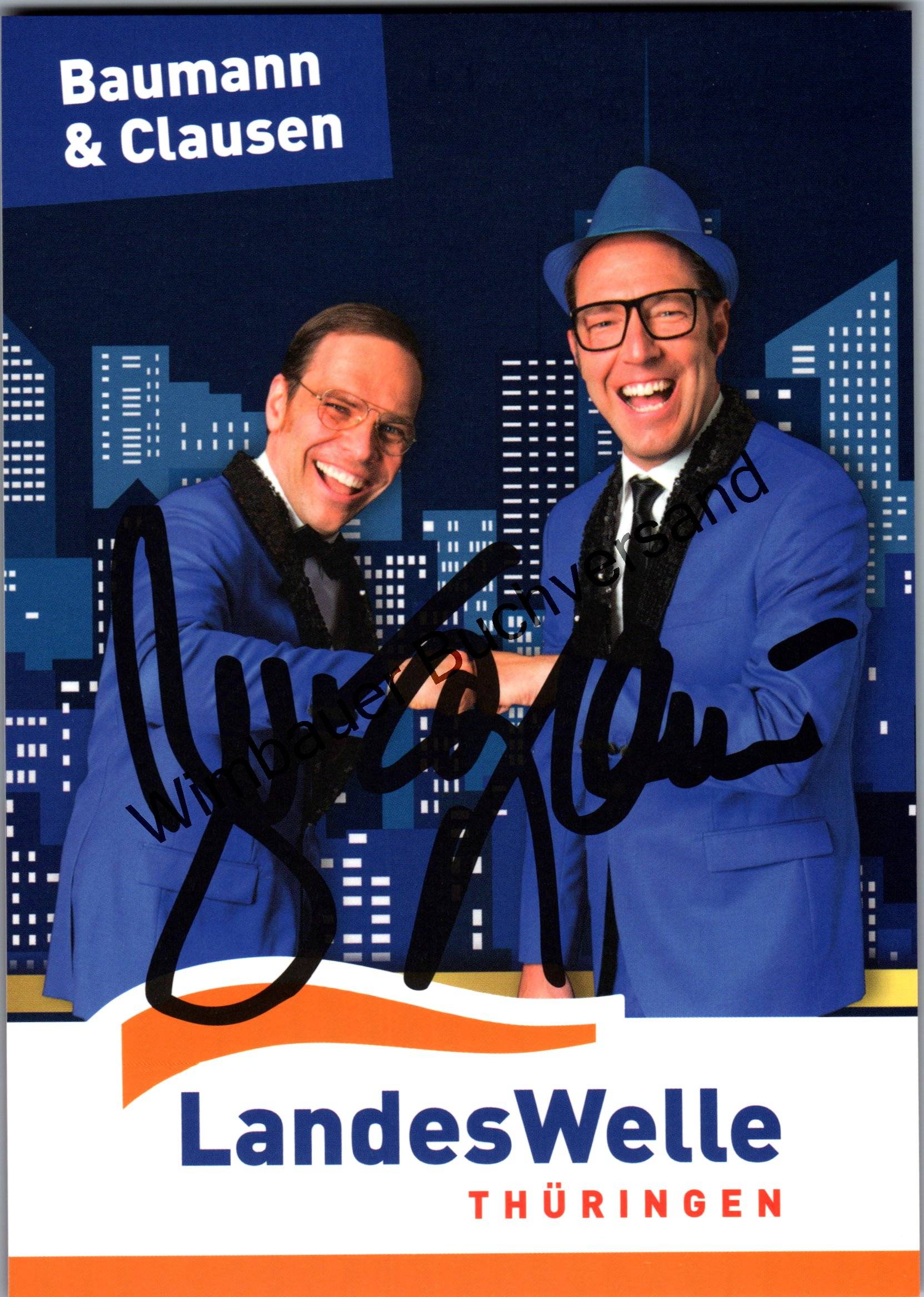 Autogrammkarte Baumann & Clausen Landeswelle Thüringen von Baumann ...