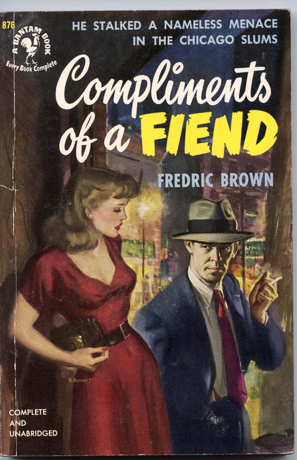 Compliments of a Fiend by Brown, Fredric: Very Good Soft cover (1951 ...