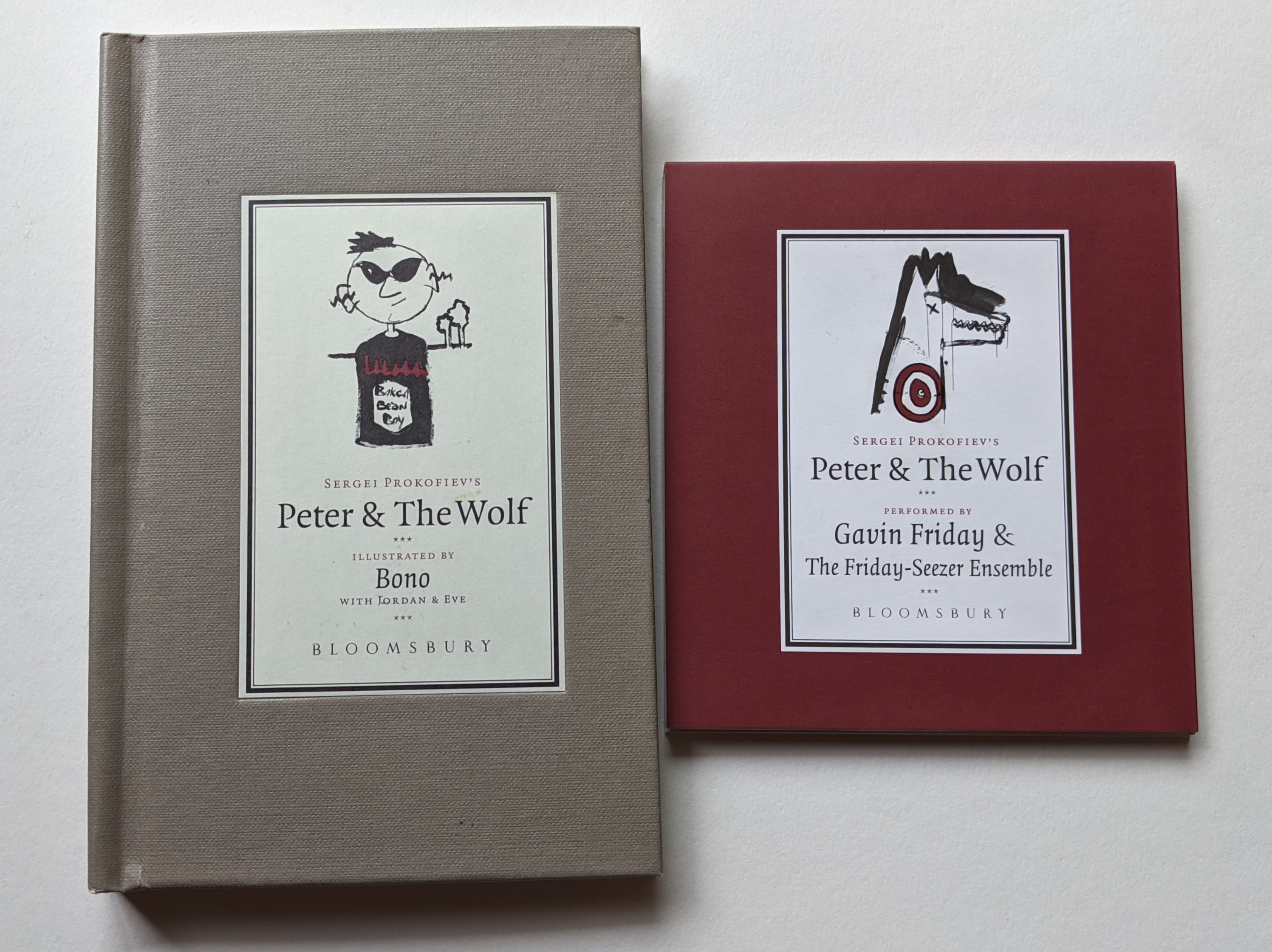 PETER & THE WOLF. by Bono of U2 and Sergei Prokofiev.: Fine Hardcover ...