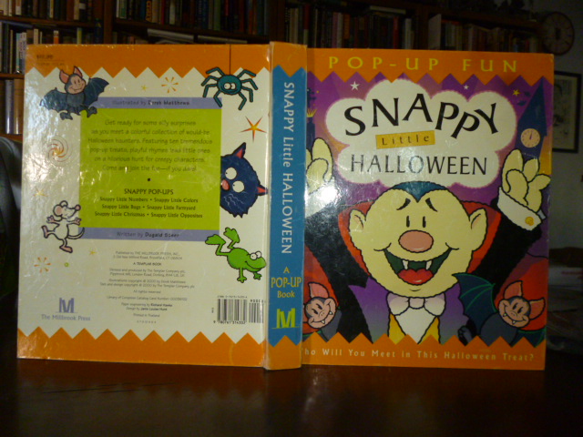 Snappy Little Halloween: A Pop-Up Book by Steer, Dugald: VG- Hardcover ...