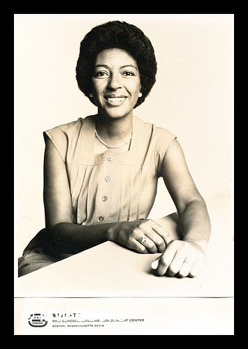 Black and white photo of Jacqueline Adams (WNAC-TV) by Adams ...
