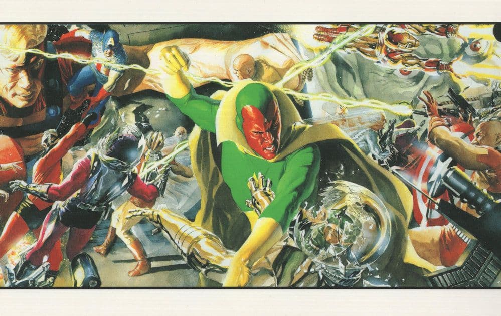 The Avengers & Mar-Vell Kree Skrull War Marvel Comic Book Postcard ...
