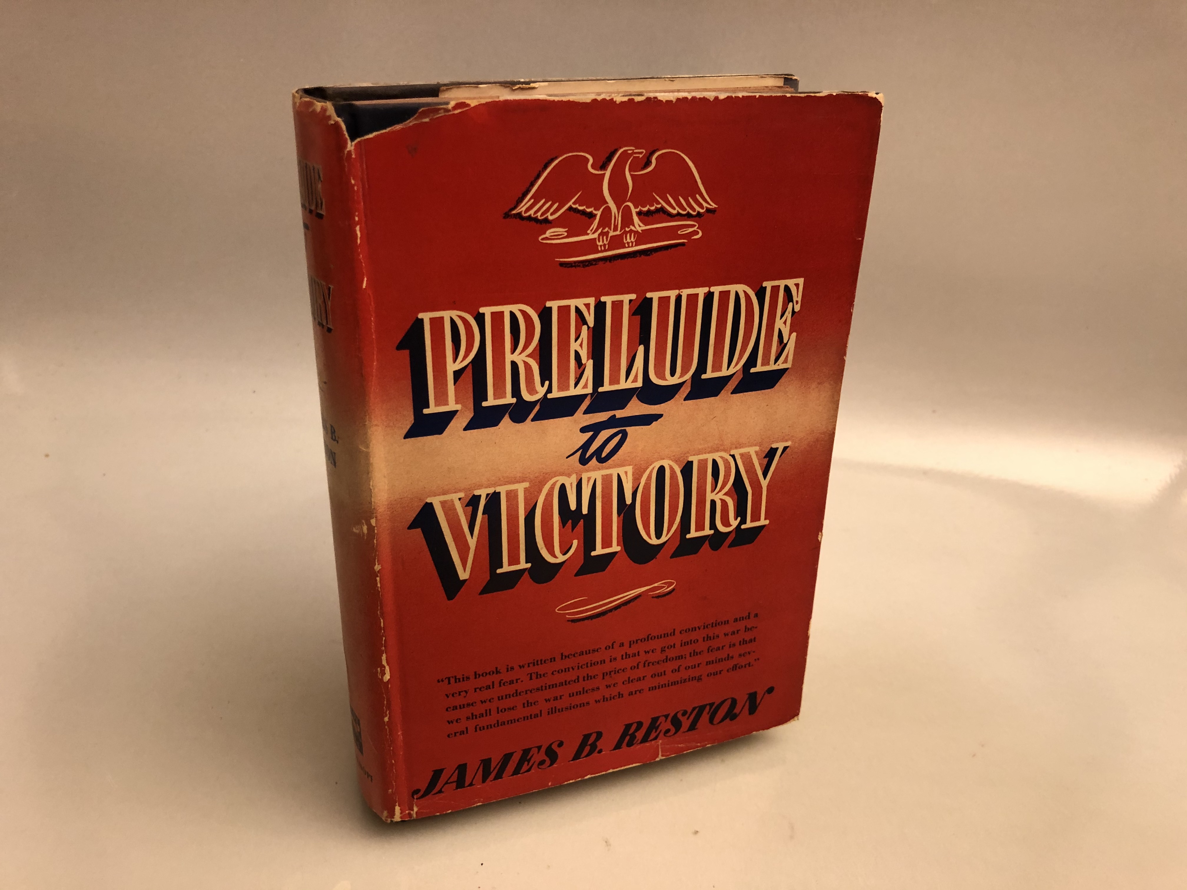 Prelude To Victory by Reston, James B.: Very Good Hardcover 1st Edition ...