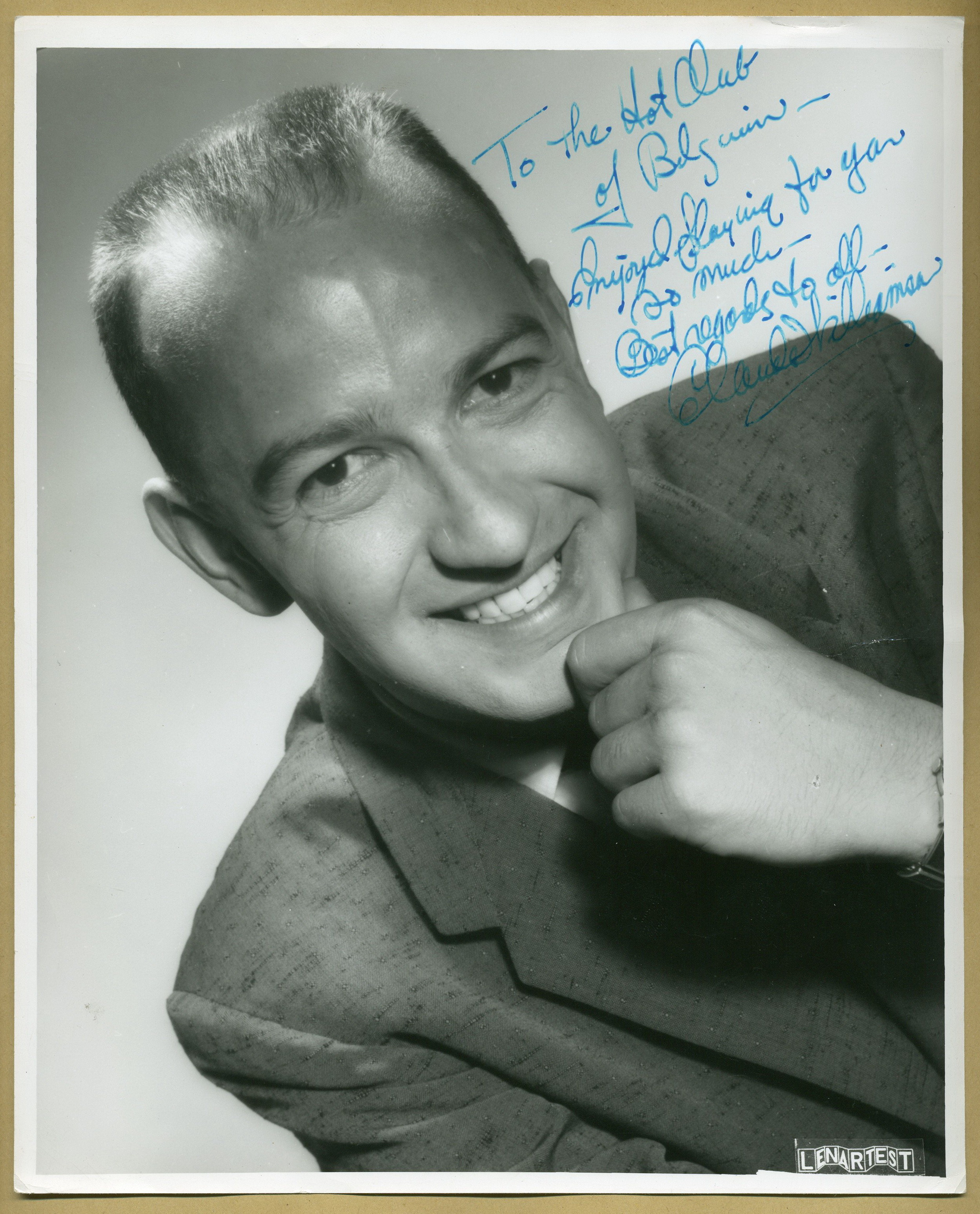Claude Williamson (1926-2016) - Early signed large photo by Claude ...