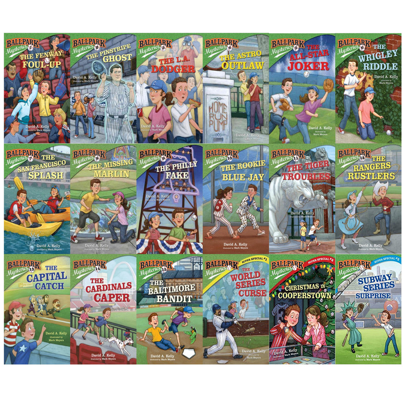 Ballpark Mysteries 1-15 PLUS SPECIAL EDITIONS 1-3 CP by David A Kelly ...
