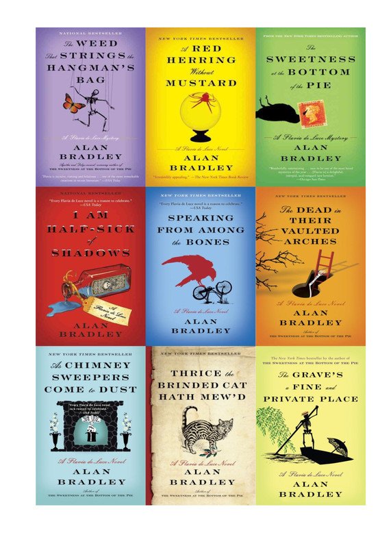 Alan Bradley's FLAVIA DE LUCE 1950's English Mystery Series LARGE ...