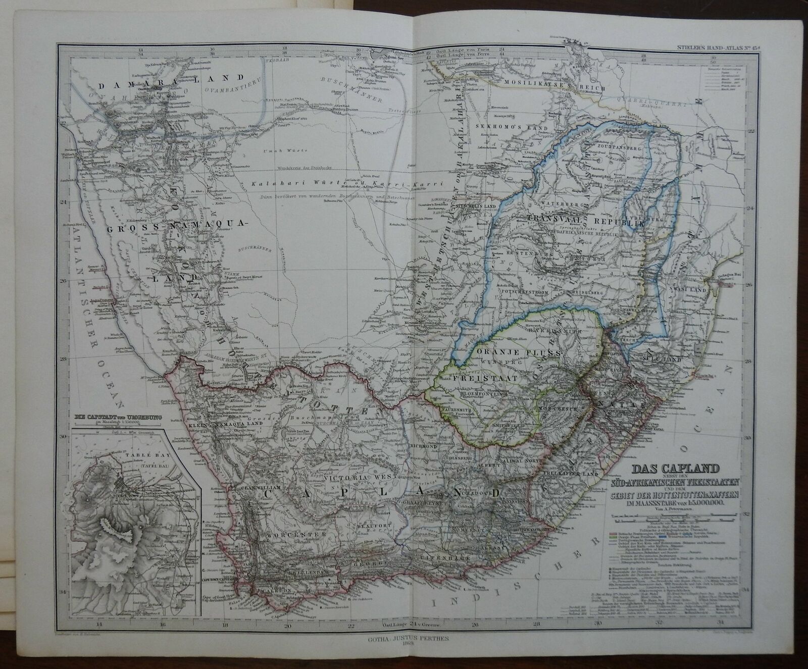 Transvaal South Africa Map