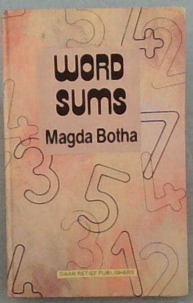 Word Sums von Botha, Magda: Good Hardcover (1986) | Chapter 1
