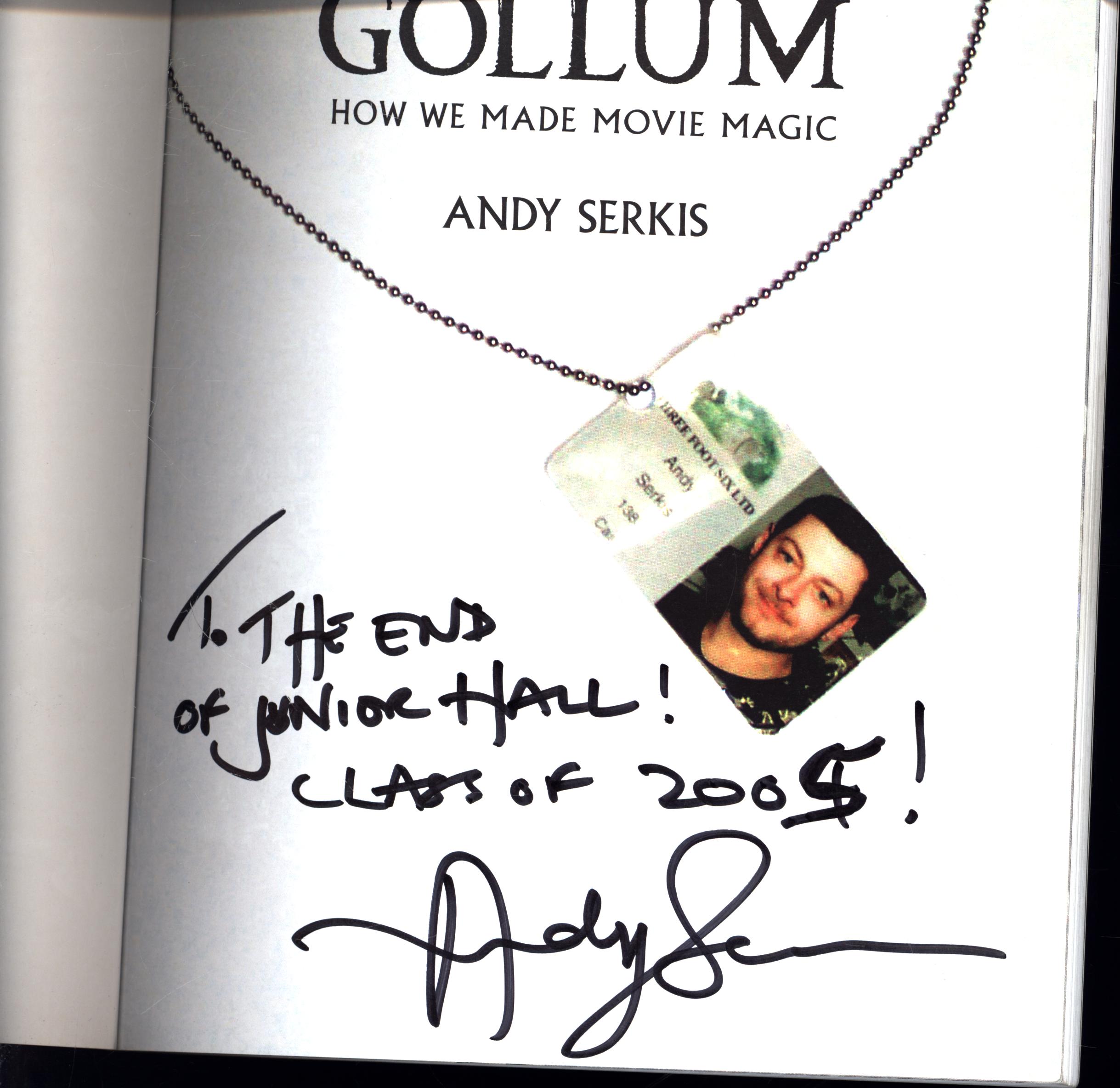 The Lord of The Rings / Gollum / How We Made Movie Magic (SIGNED FIRST ...