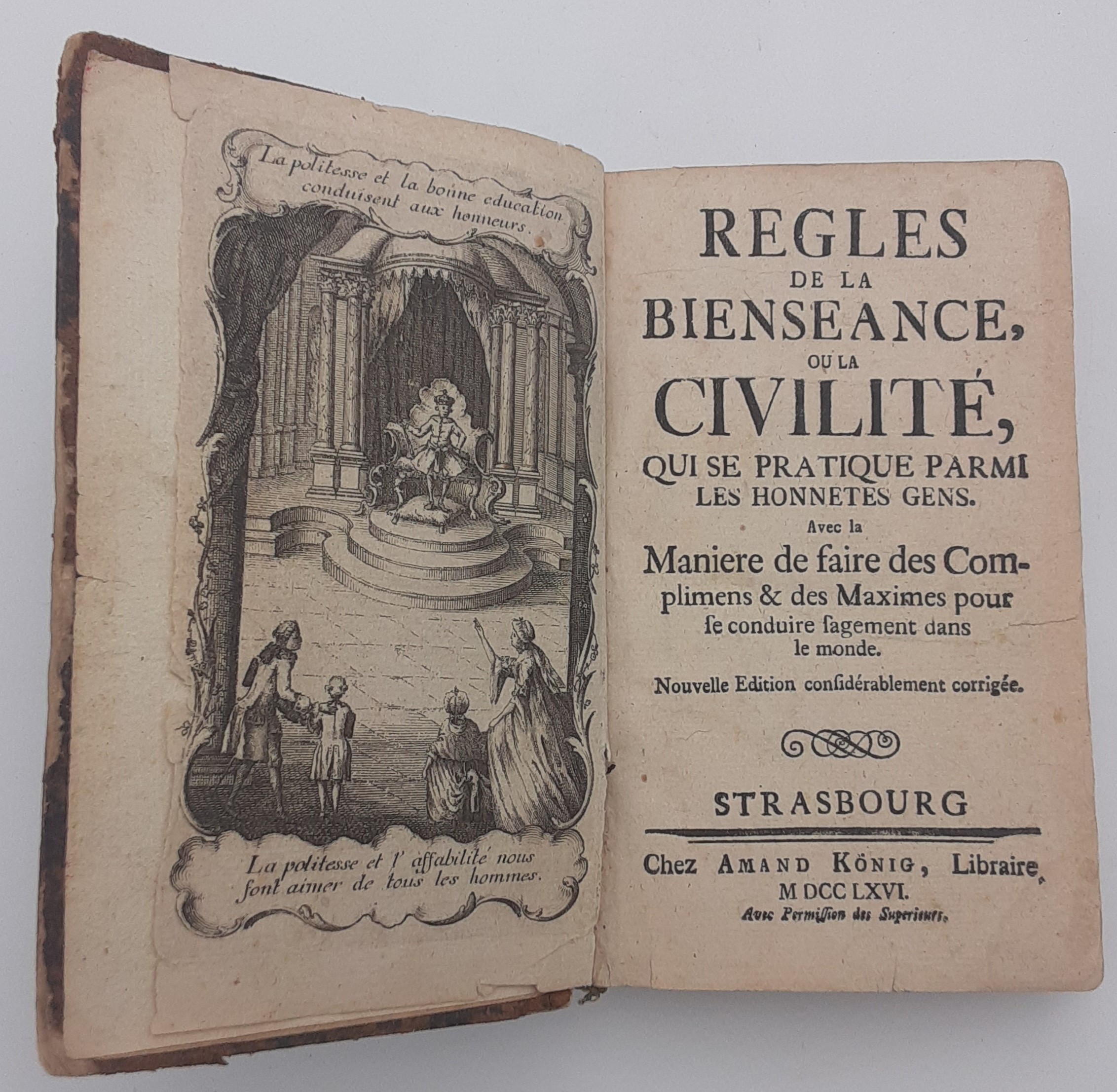 Regles de la bienseance, ou la civilite, qui se pratique parmi les ...