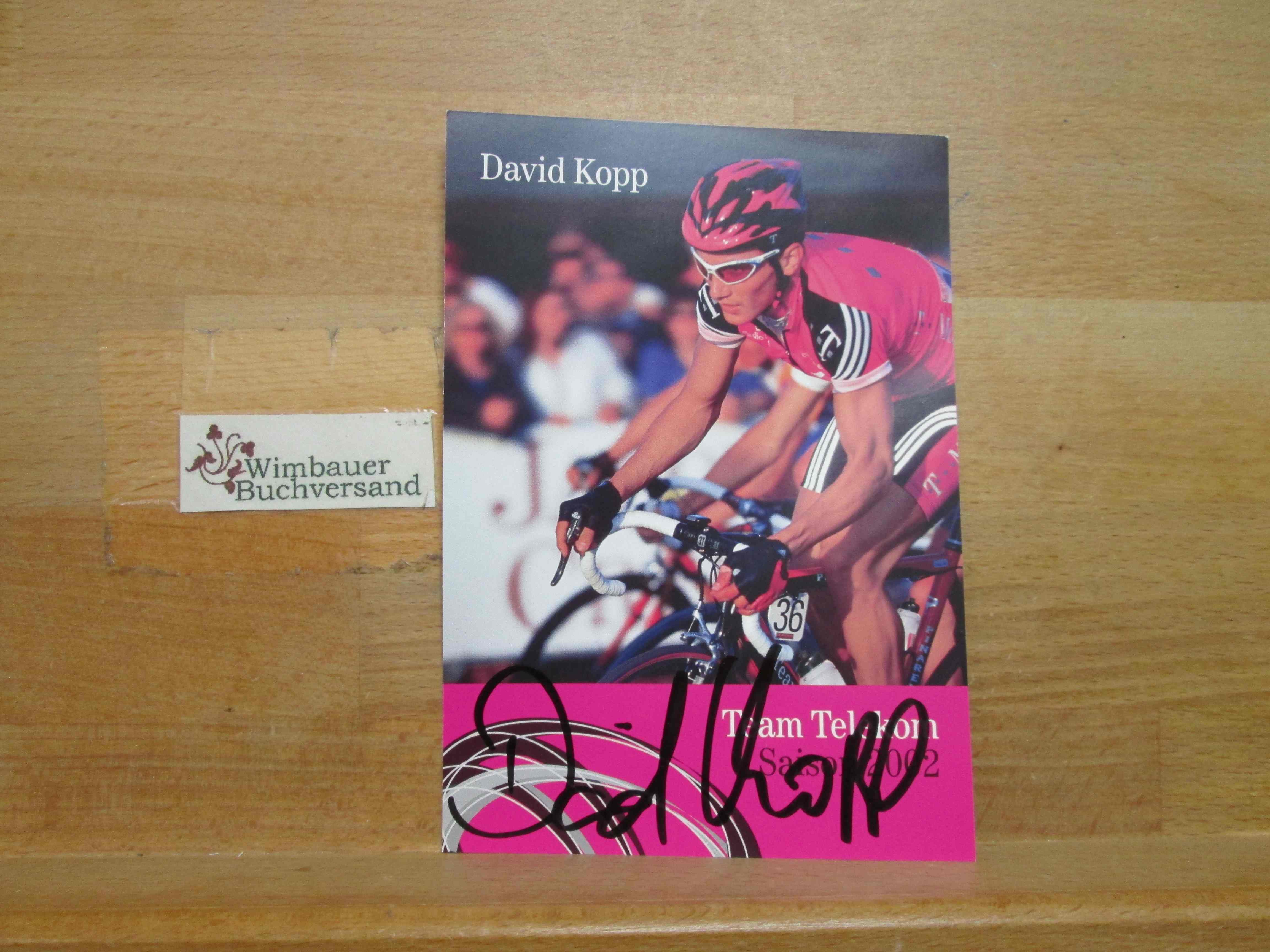 Original Autogramm David Kopp Radsport T Mobile /// Autogramm Autograph ...