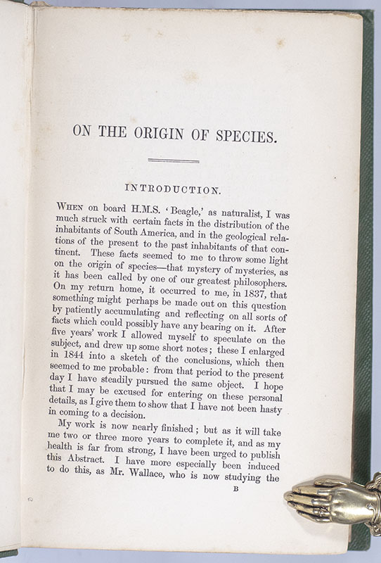On The Origin Of Species By Means Of Natural Selection Or The Preservation Of Favoured Races In