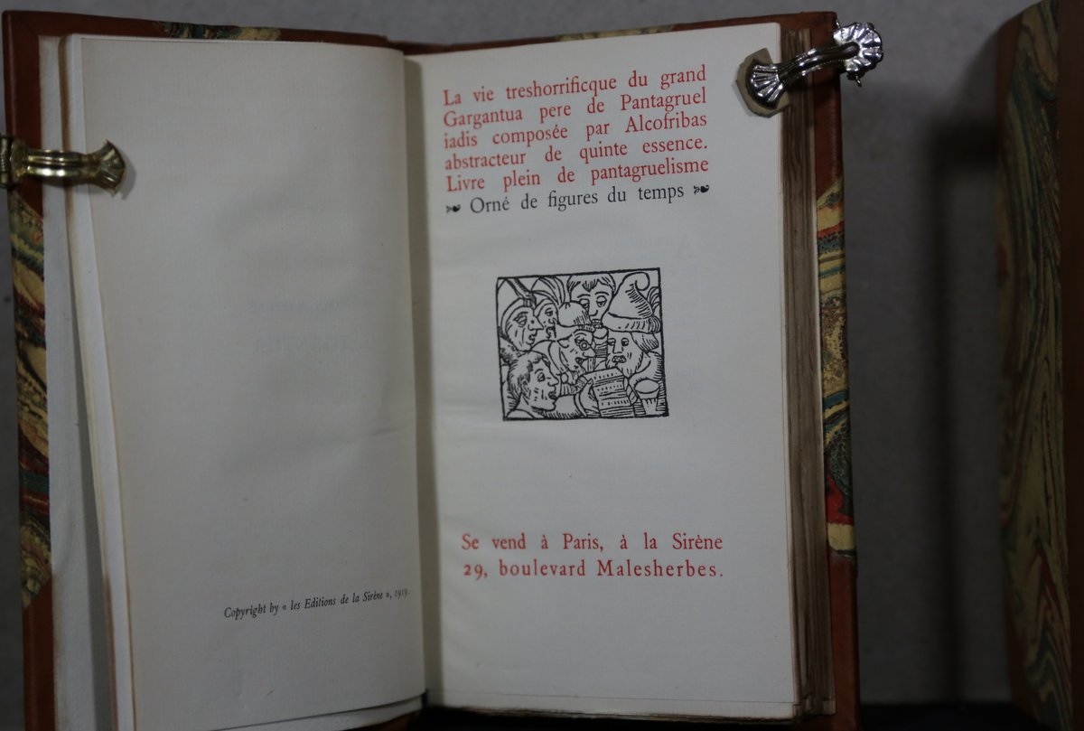 Les Oeuvres de Francois Rabelais. 4 Bände. Orne de figures du temps. Ed ...