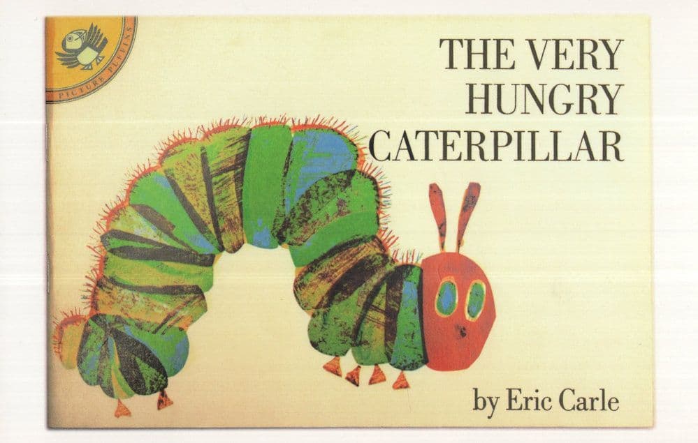 The Very Hungry Caterpillar Eric Carle 1974 Puffin Book Postcard ...