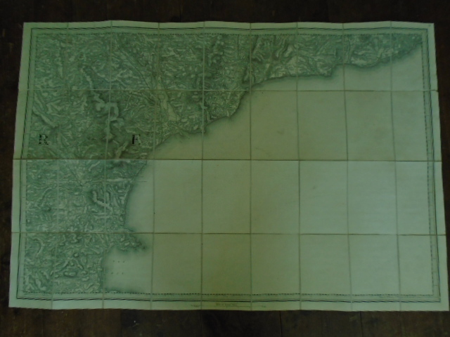 Ordnance Survey Map Sheet 22, South Devon by Mudge, Colonel: (1874) Map ...