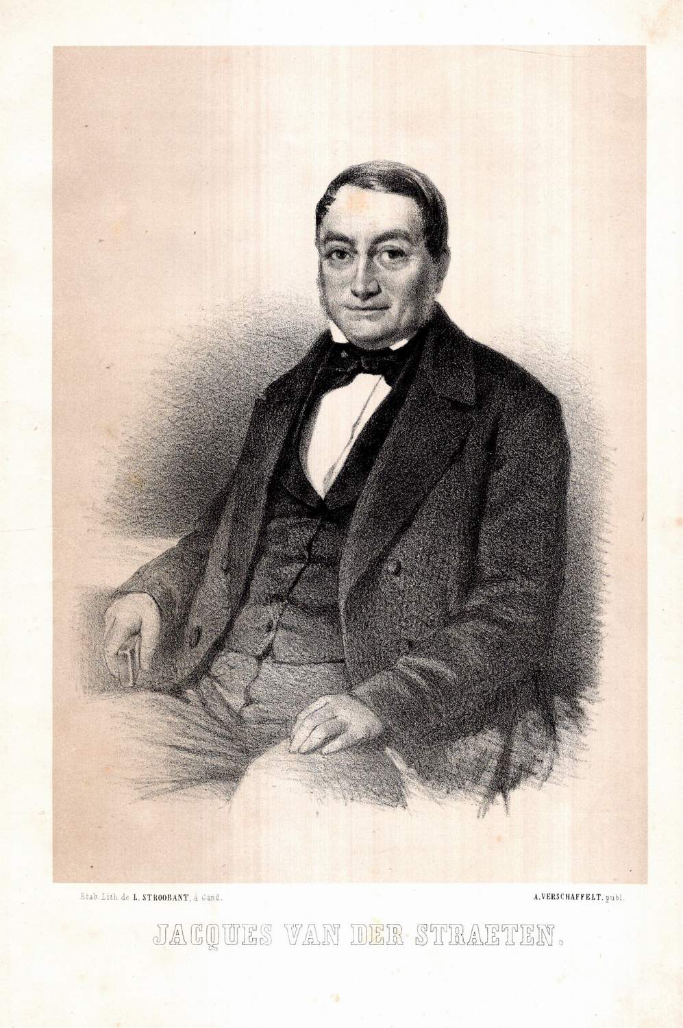 Jacques van der Straeten (ancien trésorier de la Société royale d ...