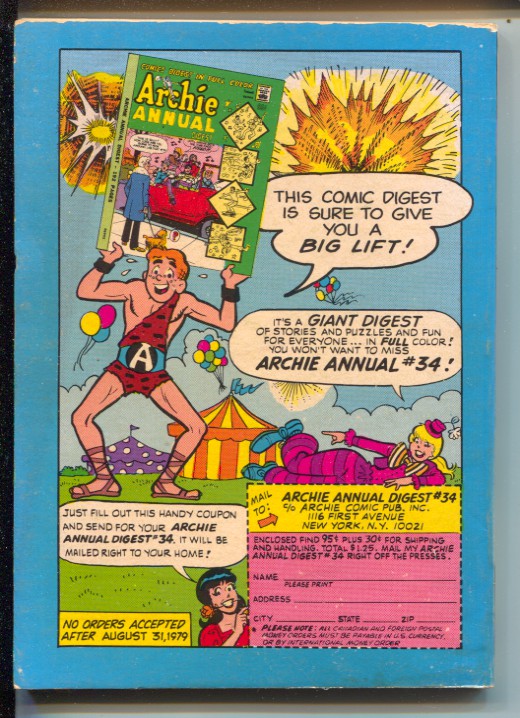 Little Archie Comics Digest Annual #4 1979-Fawcett-LIttleSabrina-Super ...