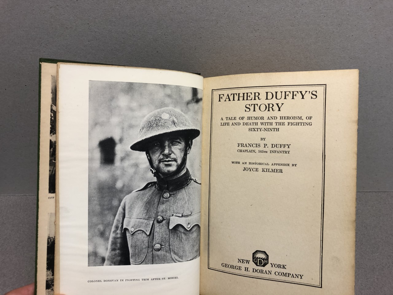 FATHER DUFFY'S STORY : A Tale Of Humor And Heroism, Of Life And Death ...
