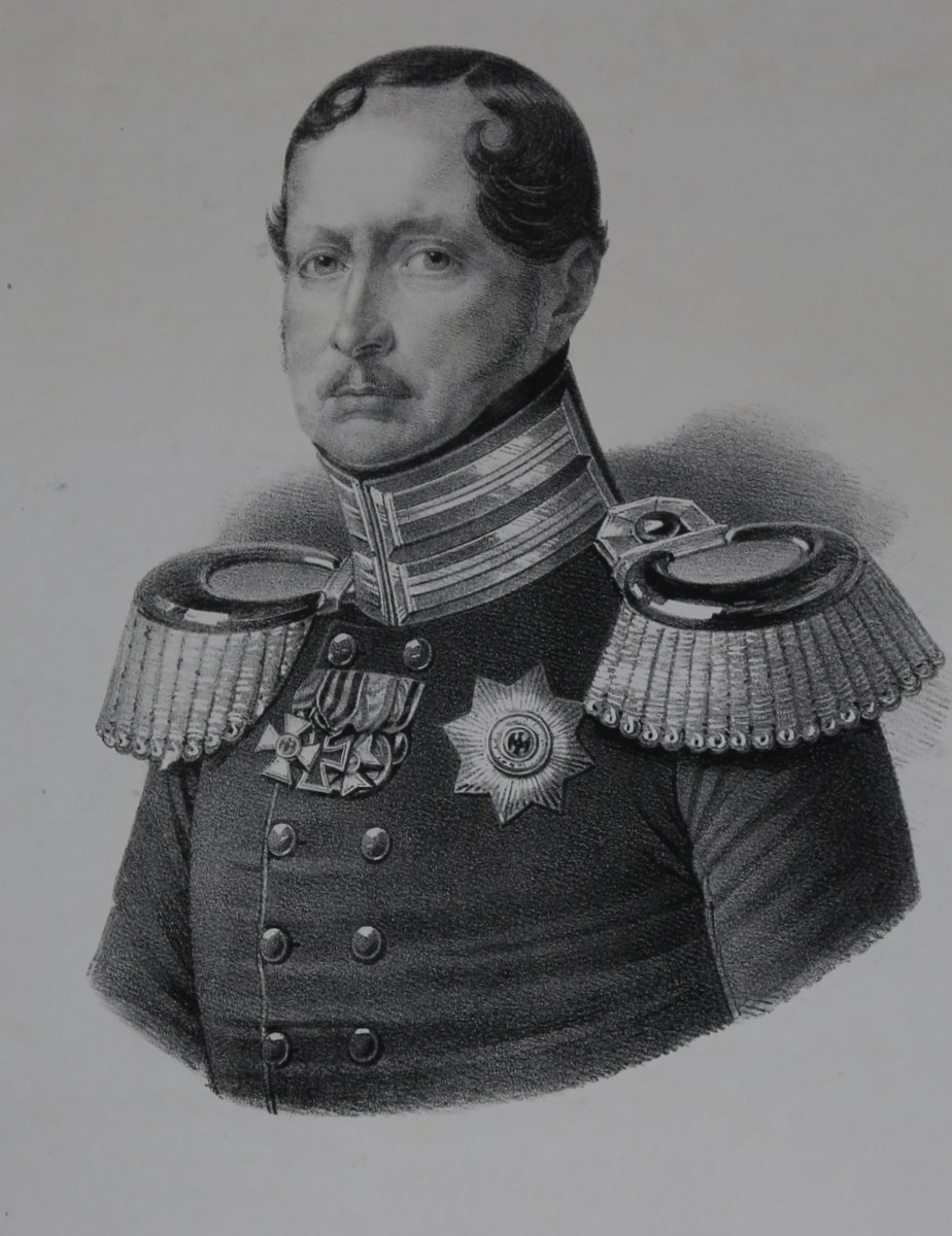 Portrait. Brustbild in Lithographie. by Friedrich Wilhelm III, König ...