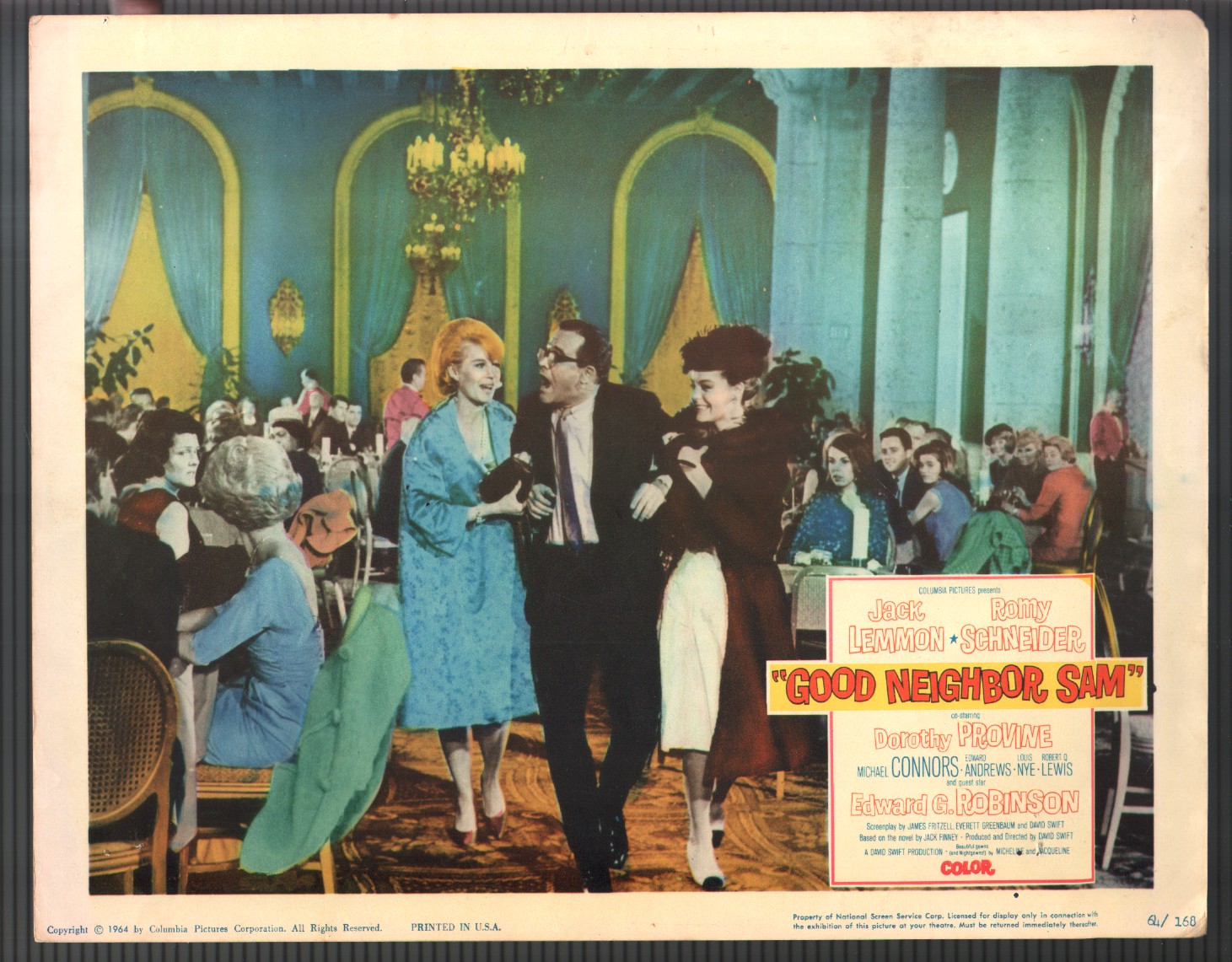 Good Neighbor, Sam-Lobby Card-1964-Jack Lemmon-Romy Schneider-Dorothy ...