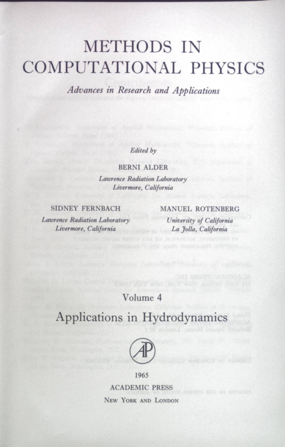 Methods in computational Physics: Advances in Research and Applications ... Methods in computational Physics: Advances in Research and Applications ...