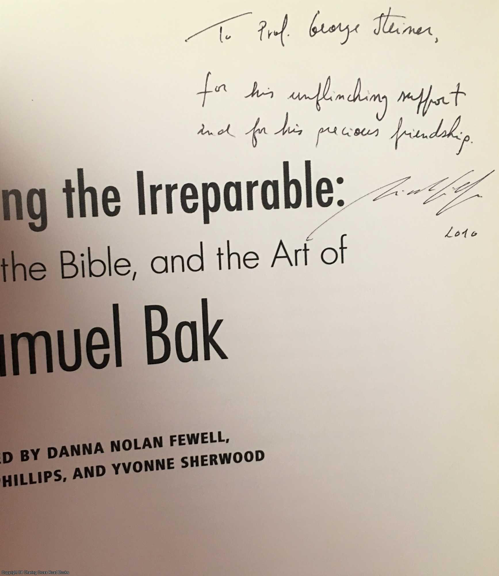 Representing the Irreparable: The Shoah, the Bible, and the Art of ...