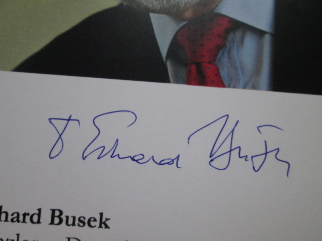 Original Autogramm Erhard Busek (1941-2022) Vizekanzler Österreich ...