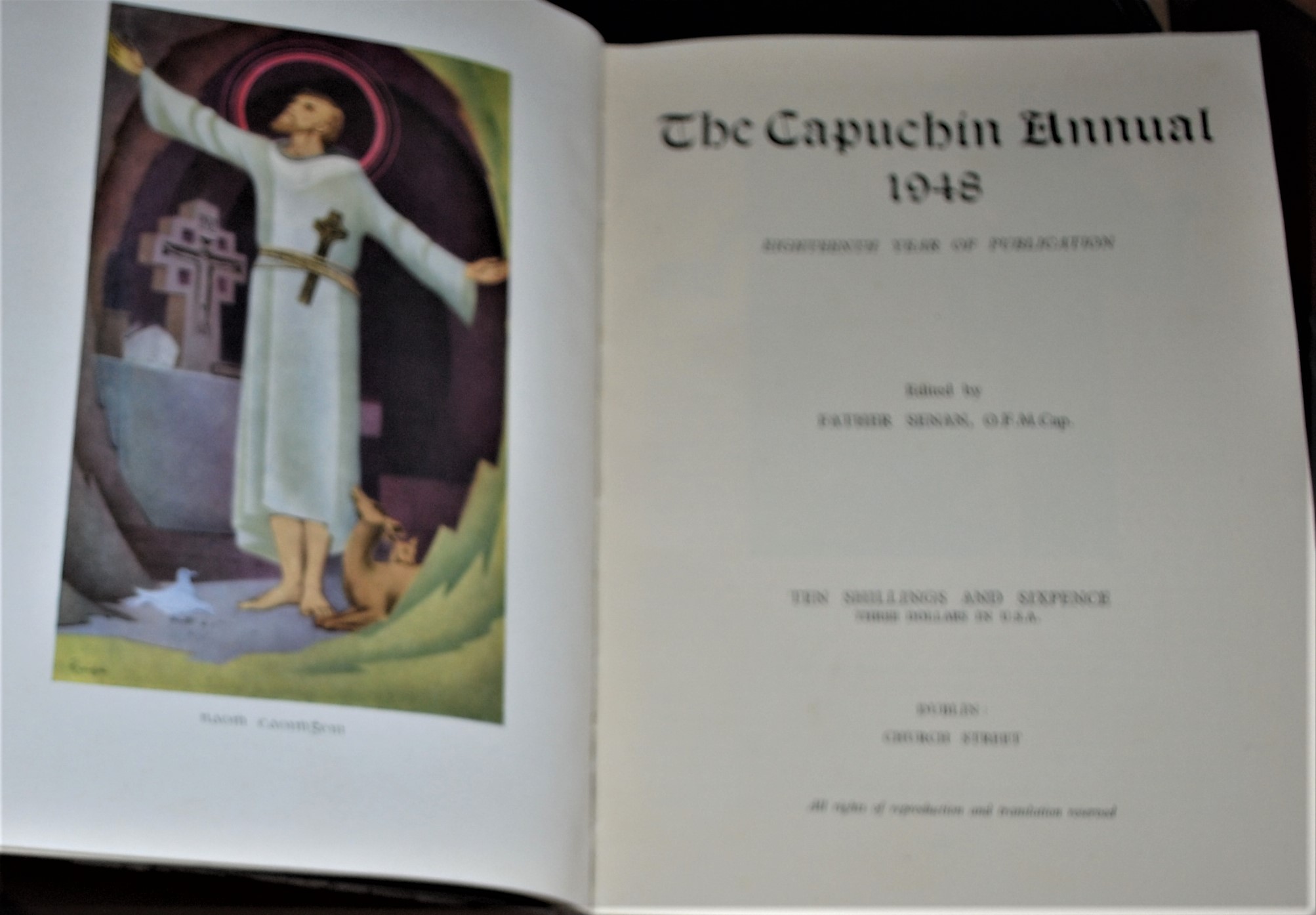 THE CAPUCHIN ANNUAL 1948 by EDITED BY FATHER SENAN: Very Good Soft ...