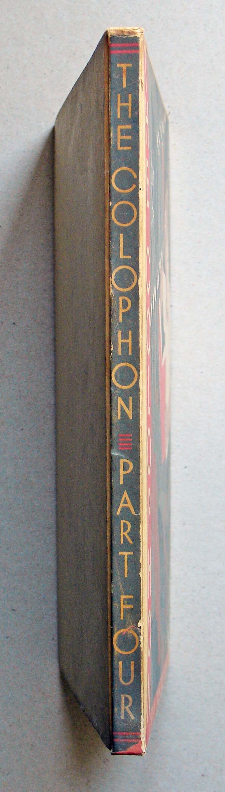 Colophon A Book Collectors' Quarterly Part Four (4): (1930) Magazine ...