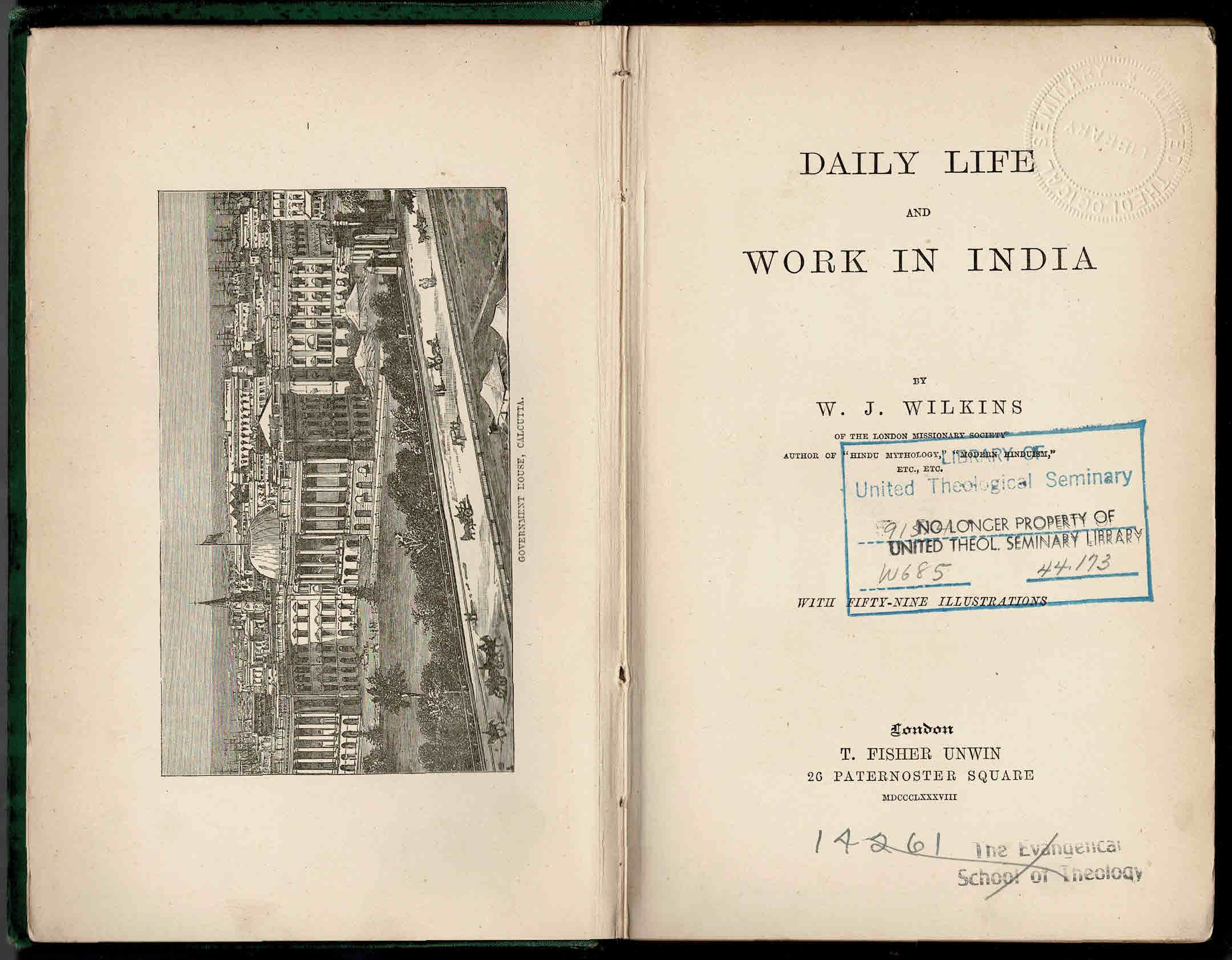 DAILY LIFE AND WORK IN INDIA by W. J. Wilkins: Good Hardcover (1888 ...
