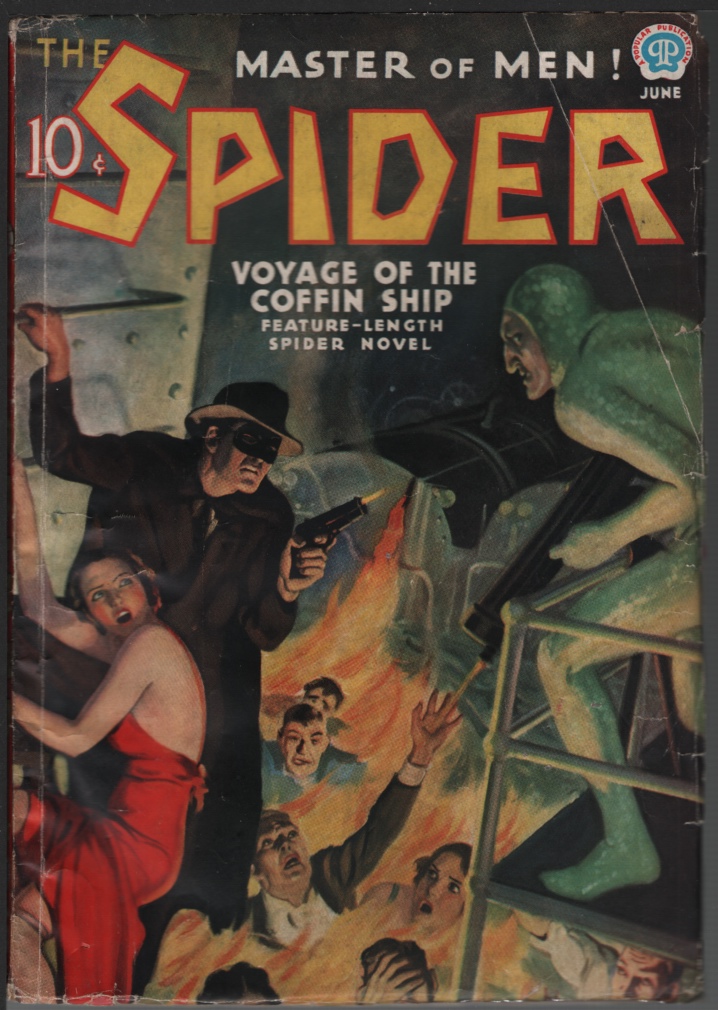 Spider, The. 1937 June.: Very Good Pulp (1937) First Edition; First ...