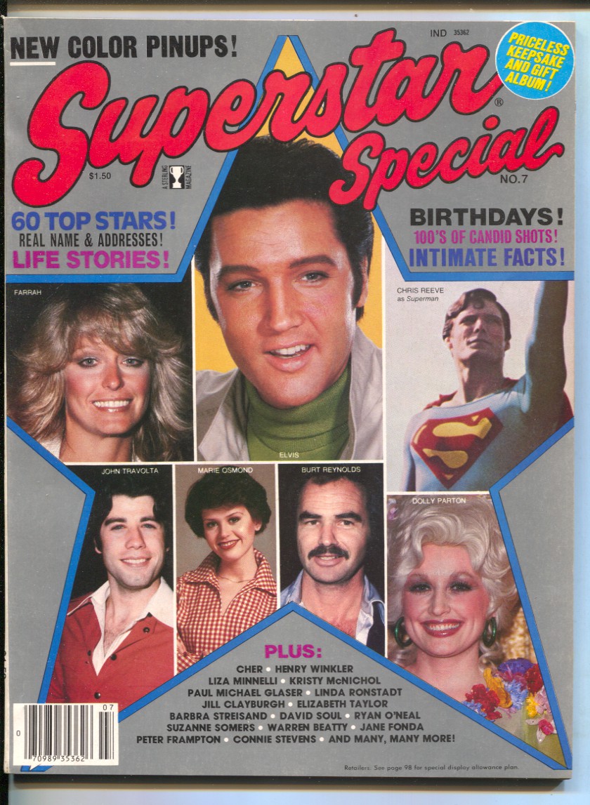 Superstar Special #7 1978-Cher-Goldie Hawn-Diane Keaton-Warren Beatty ...