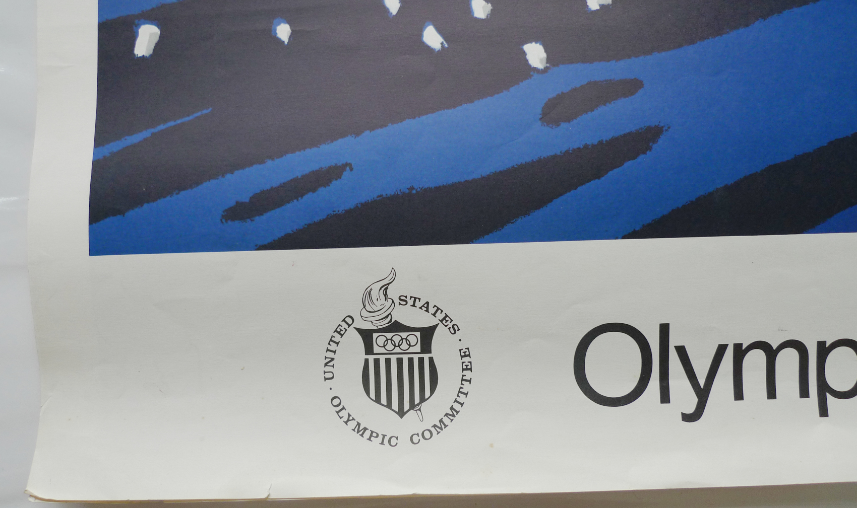 The Swimmer. Olympic Poster 1976. by KATZ, ALEX.: (1976) 1st Edition ...