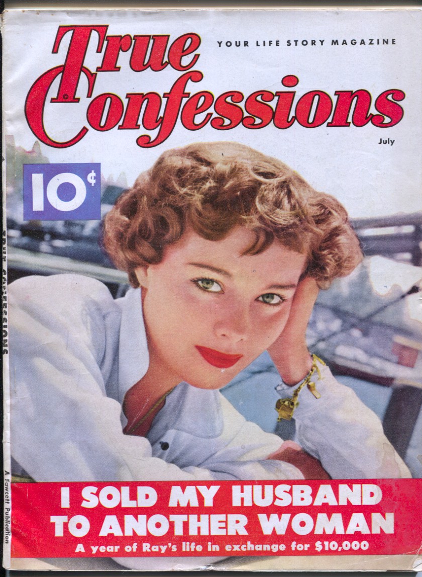 True Confessions 5/1965-pin-up girl photo cover-exploitation-spicy pulp ...