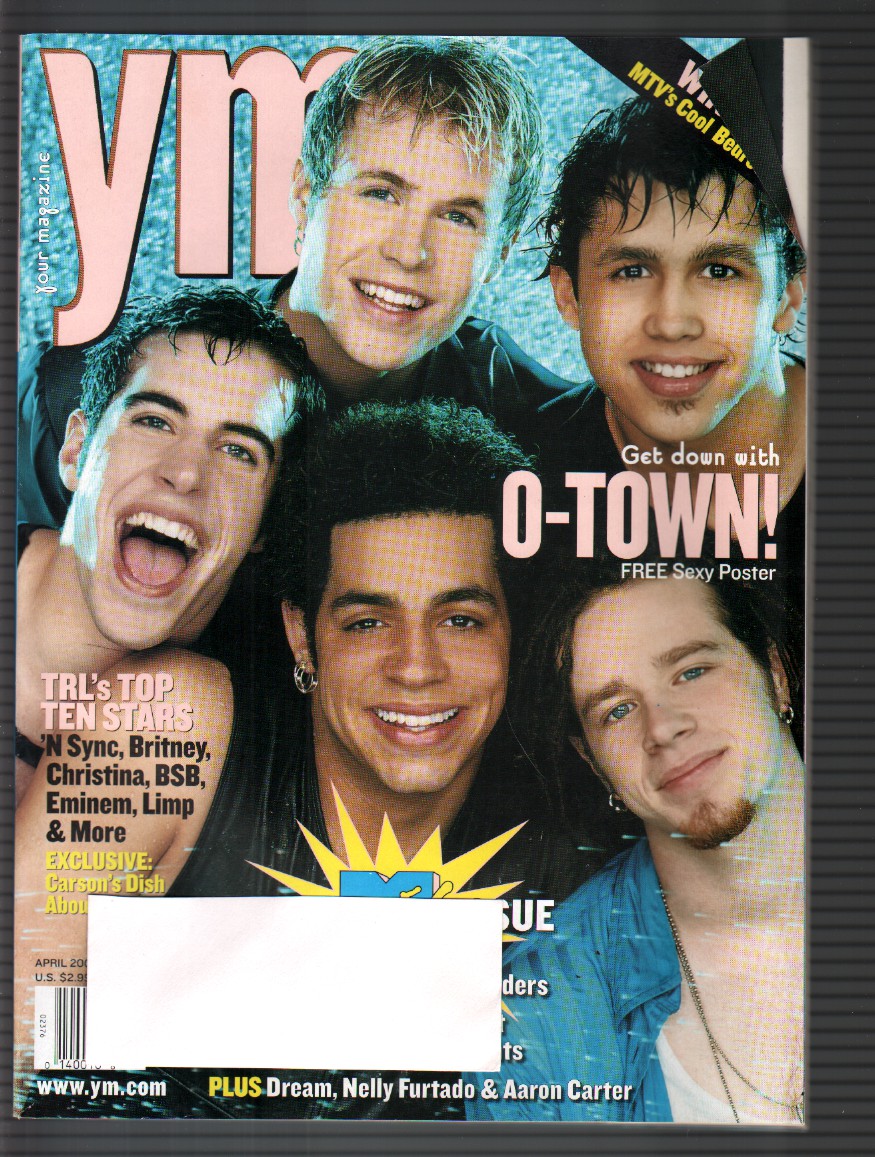 YM-April-2001-O-Town-Trevor Penick-Beauty-Glamour-Romance: (2001 ...