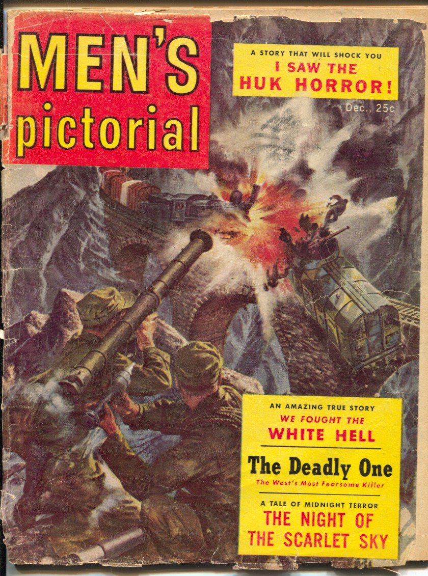 Men's Pictorial 12/1957-Huk Horror-cheesecake pix-pulp thrills-Charles ...