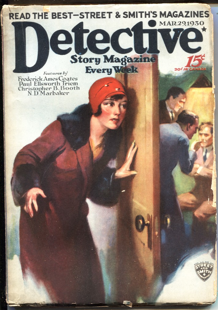 DETECTIVE STORY MAGAZINE-MAR 29 1930-PULP CRIME-FLAPPER MYSTERY COVER ...