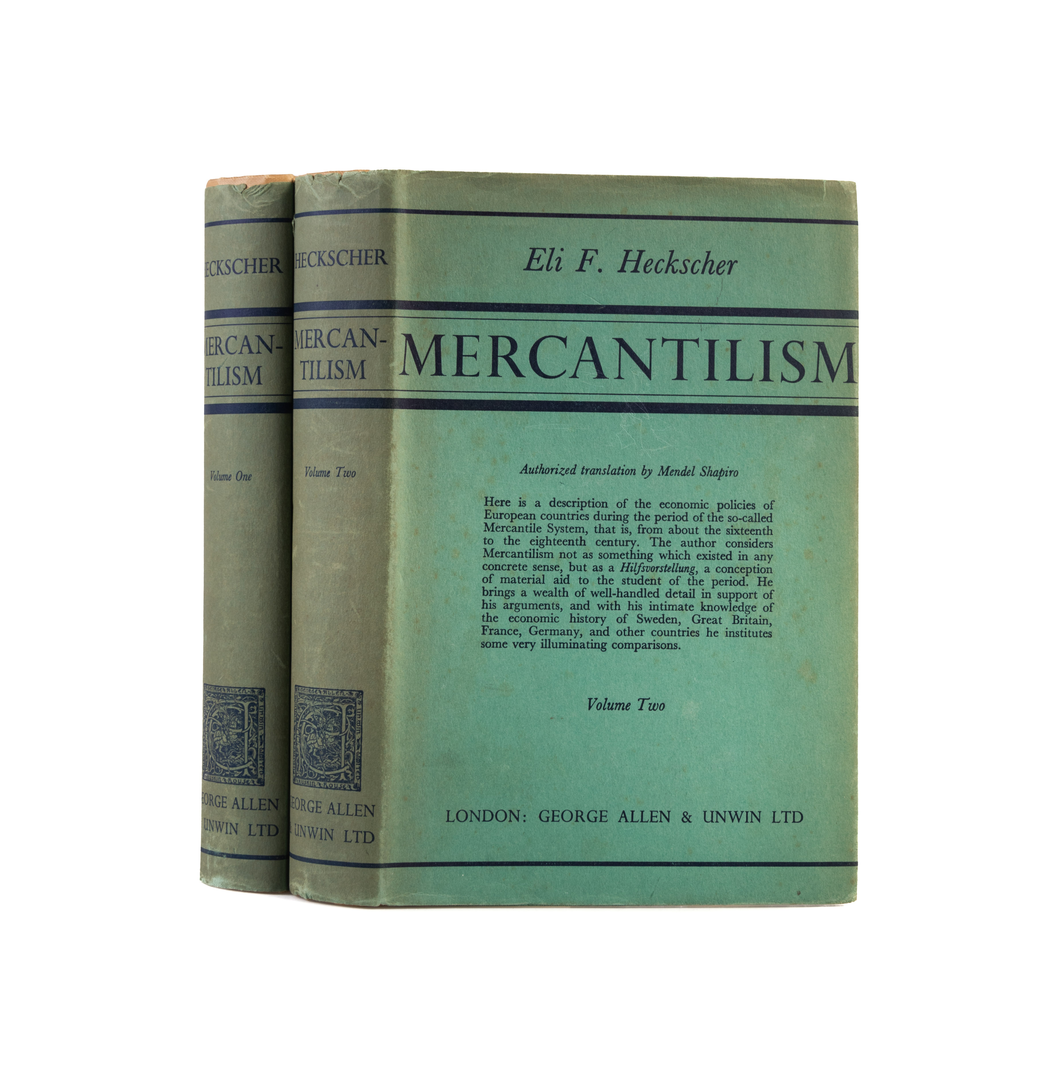 Mercantilism. by HECKSCHER (Eli F.): (1935) | Maggs Bros. Ltd ABA, ILAB ...
