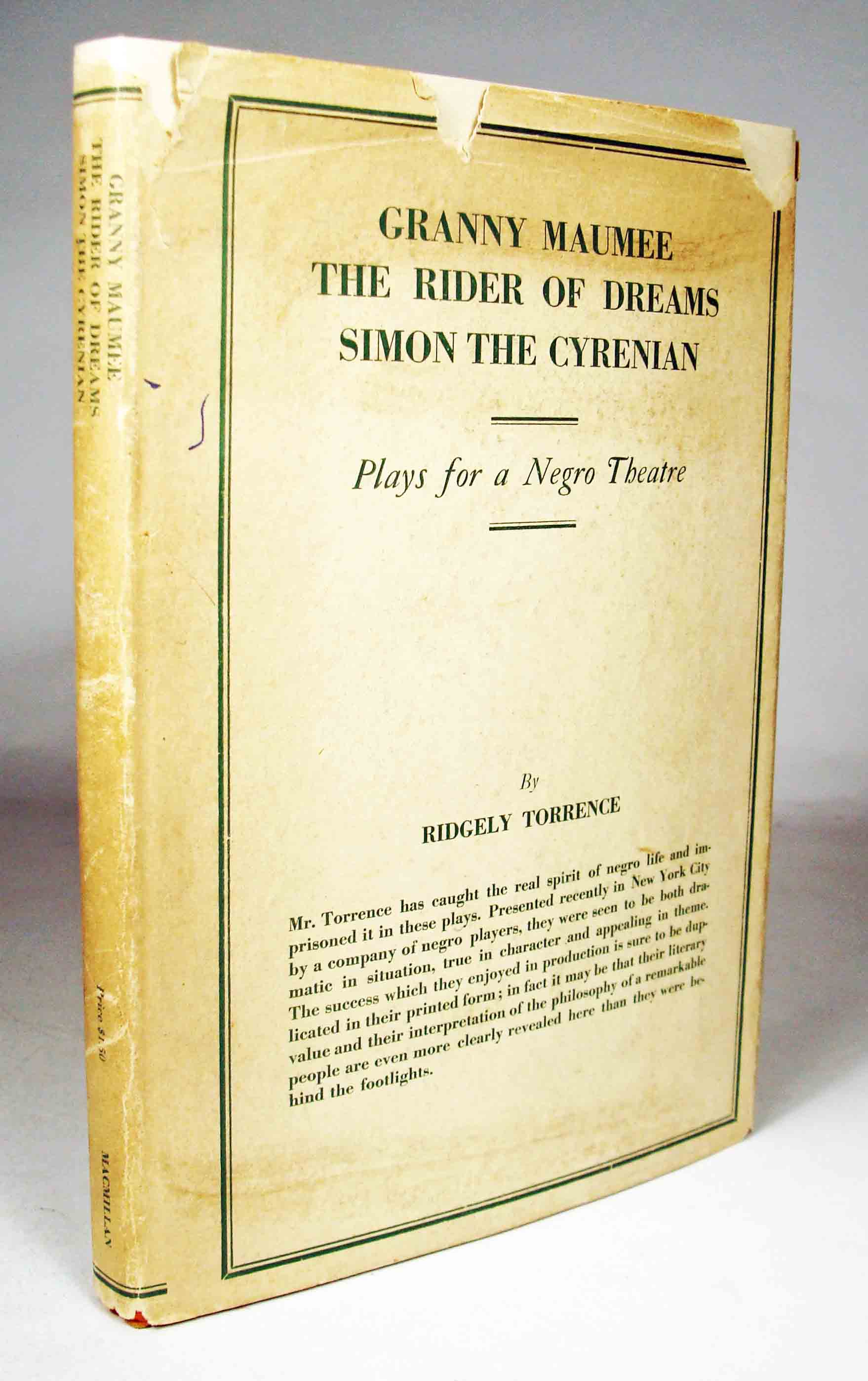 Granny Maumee, The Rider of Dreams, Simon the Cyrenian by Torrence ...