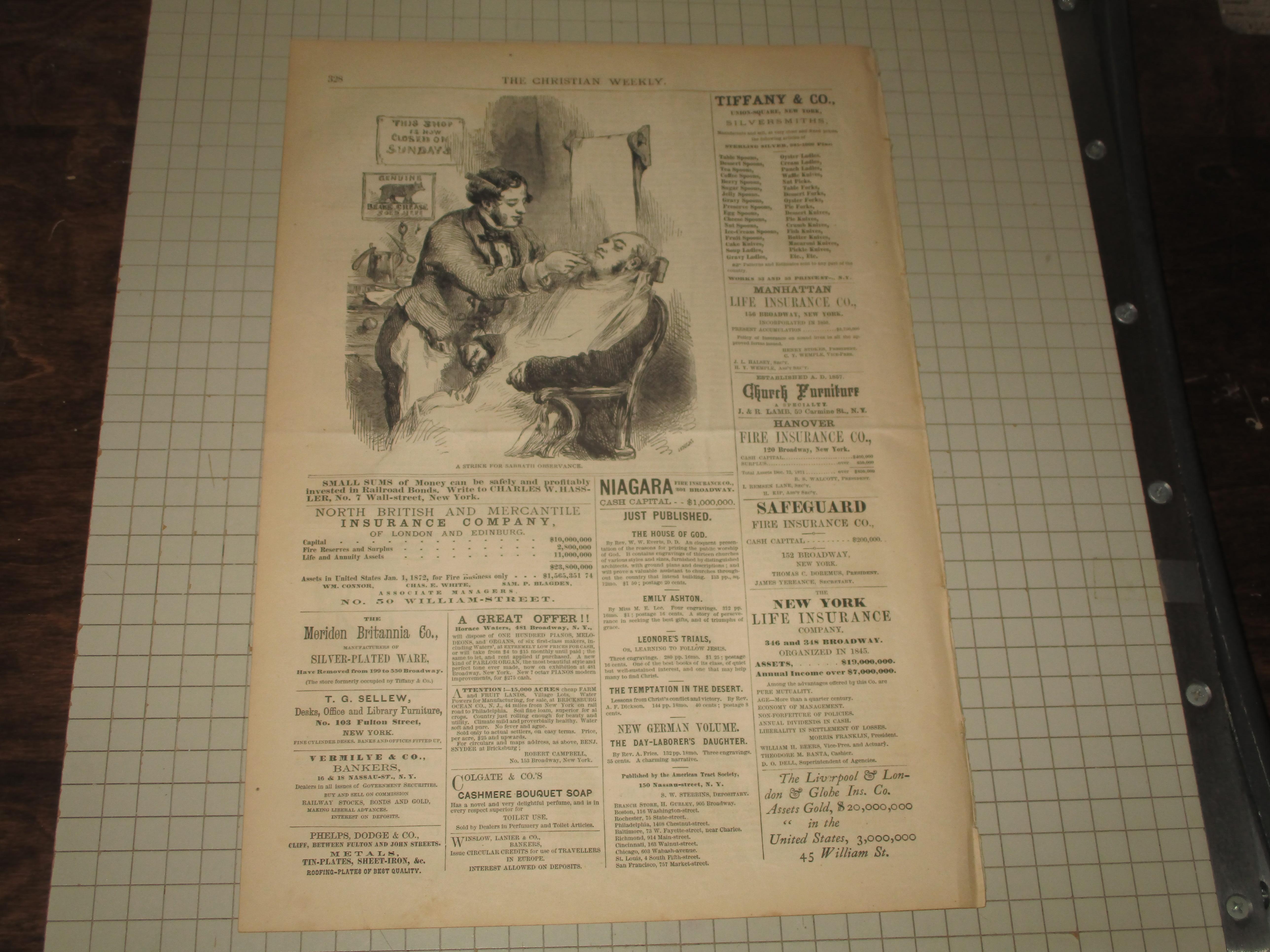 1872 Illustrated Christian Weekly: Rev. Charles Cleveland - Mountain ...