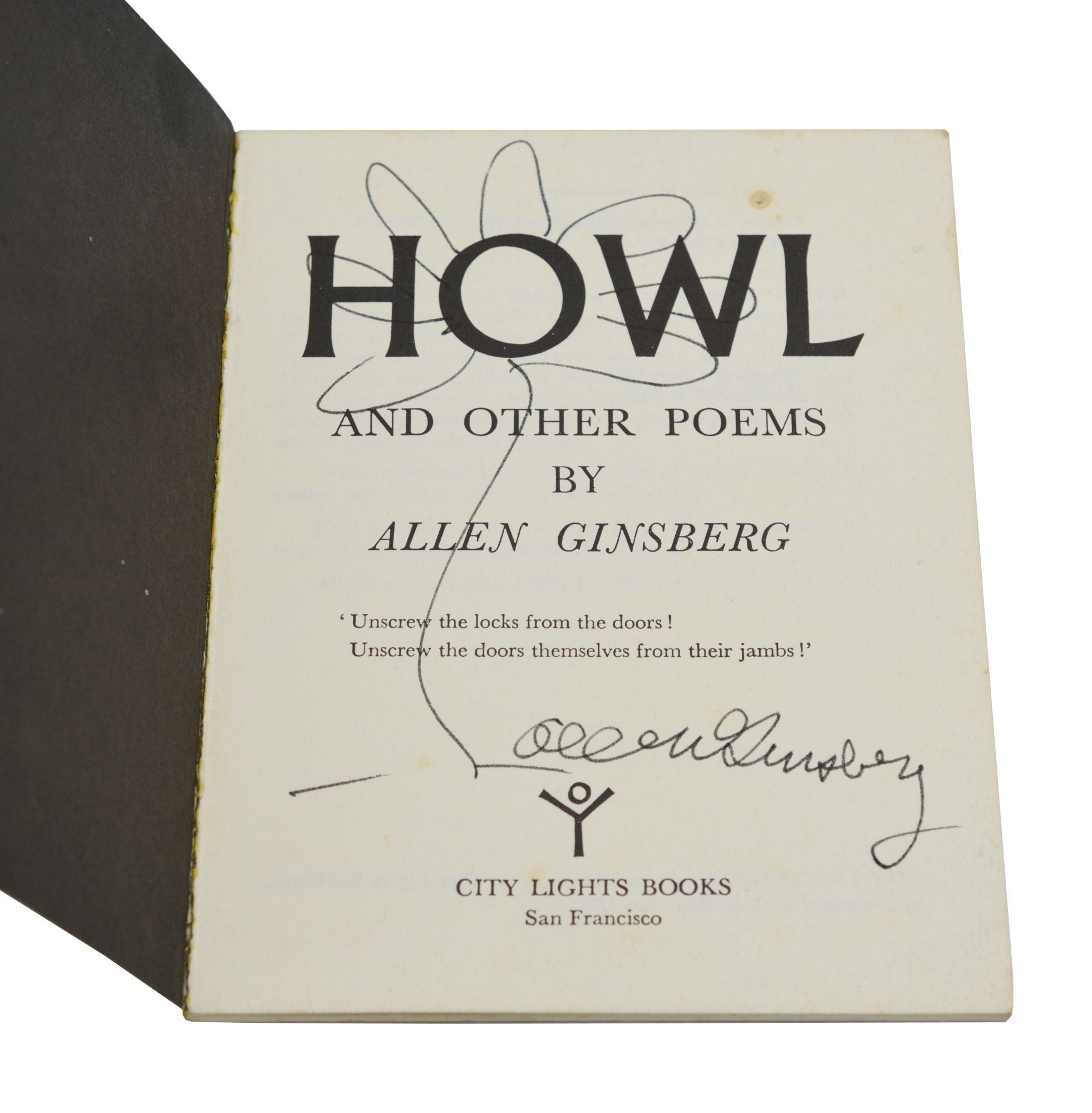 Howl by Ginsberg, Allen: Good (1978) Later Printing., Signed by Author ...