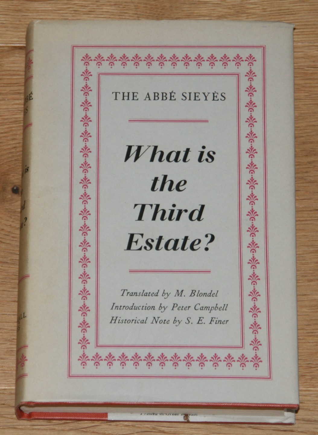 What is the Third Estate? by Sieyès, Emmanuel Joseph, Peter Campbell ...
