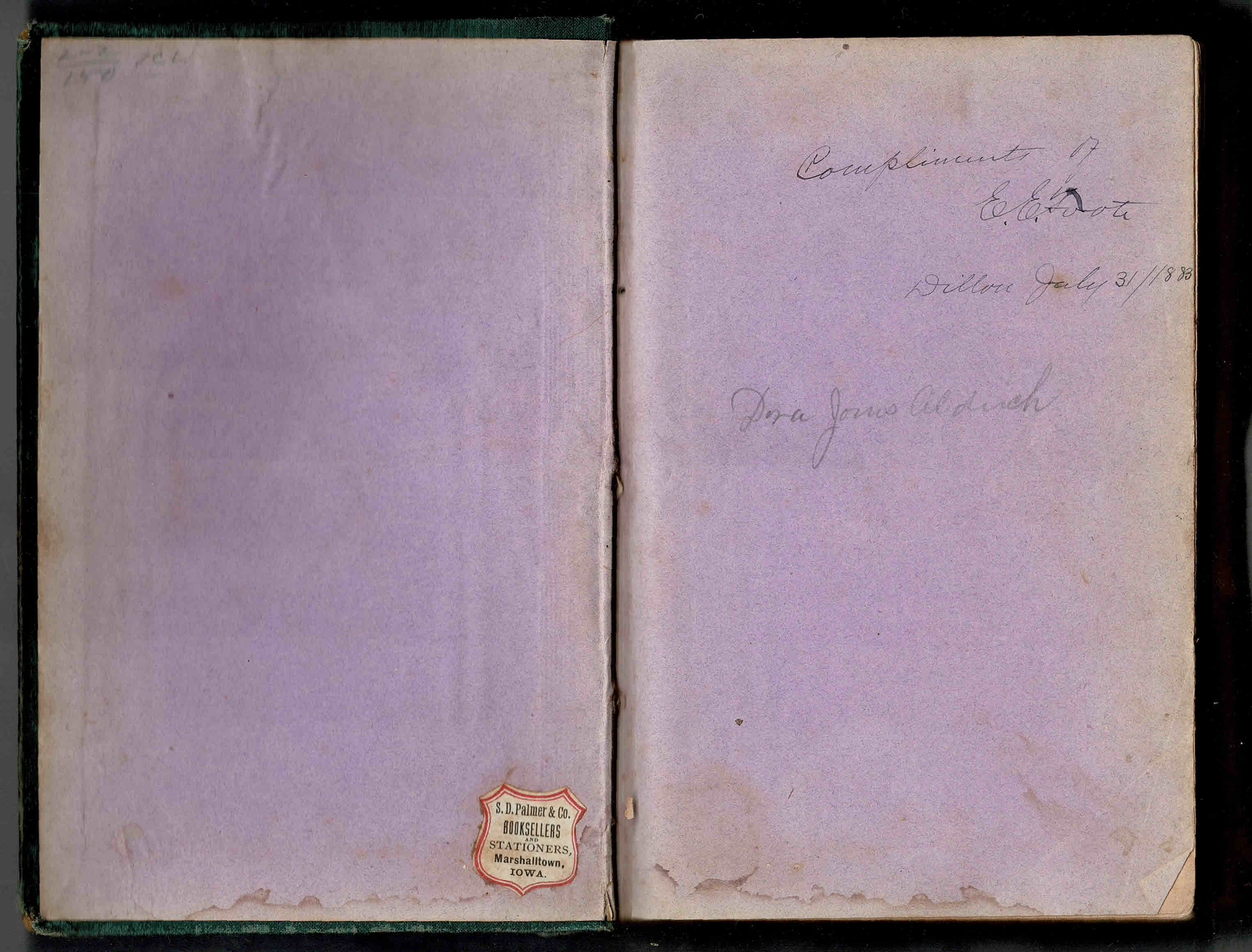 Moss-Side (A Novel) by Marion Harland (pseudonym); Mary Virginia ...