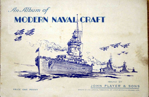 Complete Set of 50 Modern Naval Craft Cigarette cards in album (1939 ...